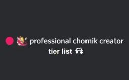 Complexuality Every PCC's Best Chomik Tier List Tier List Maker ...